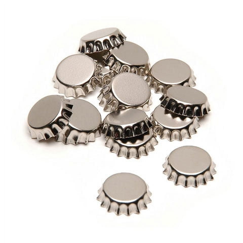 Darice Bottle Caps Chrome Mim 15Pc - Walmart.com