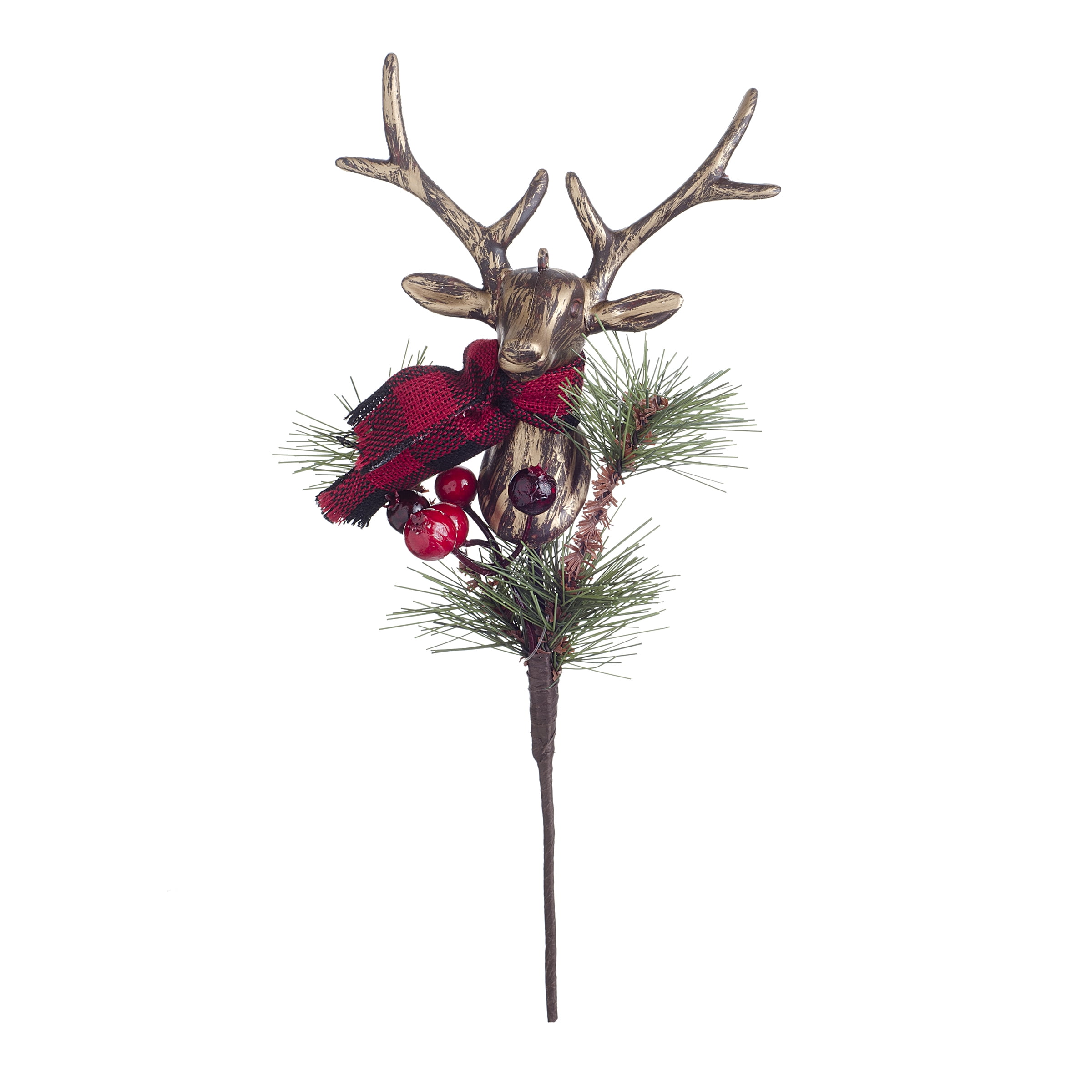 Darice Deer Head Pick Gold 4 x 12 Inches - Walmart.com