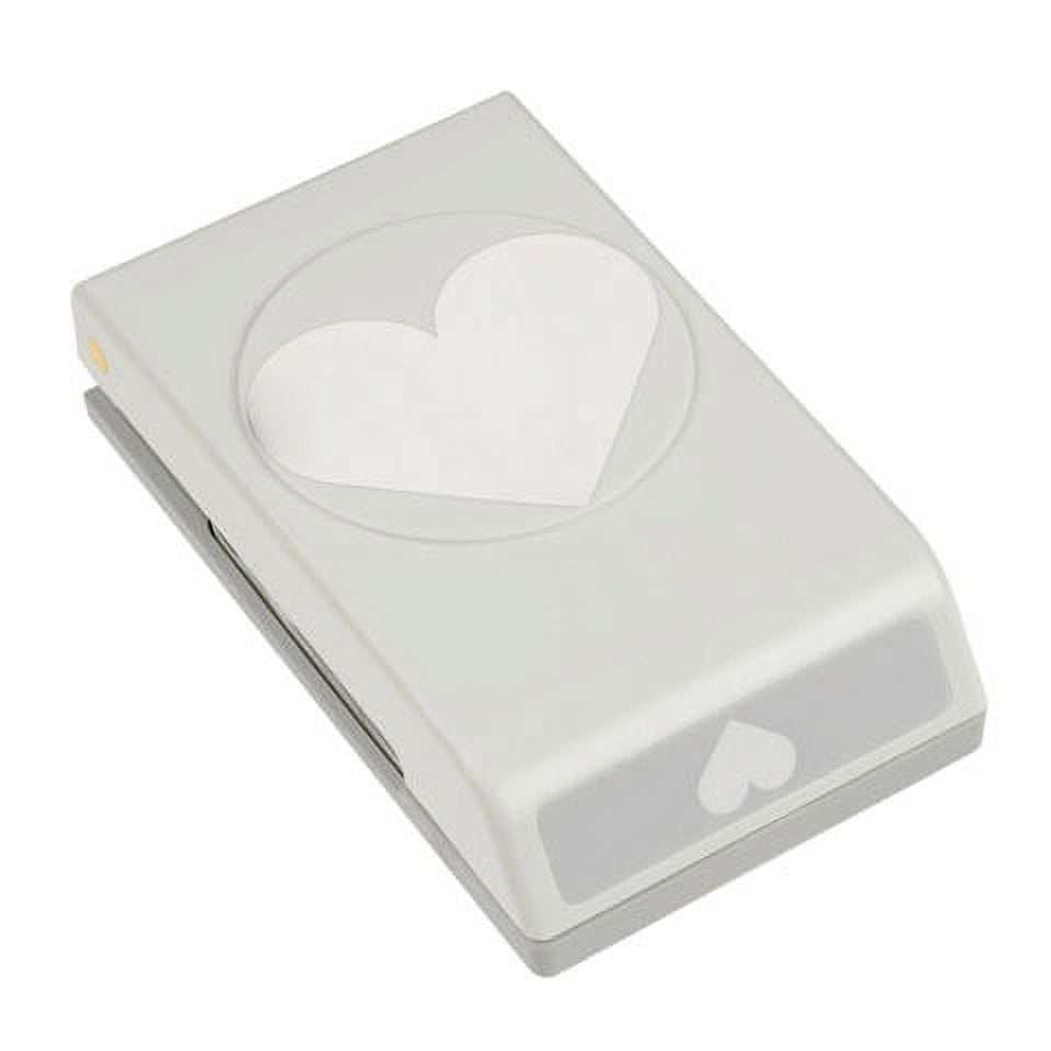 Darice EK Tools Heart Punch 2.5 x 2-inch Cutout Paper Hole Punch ...