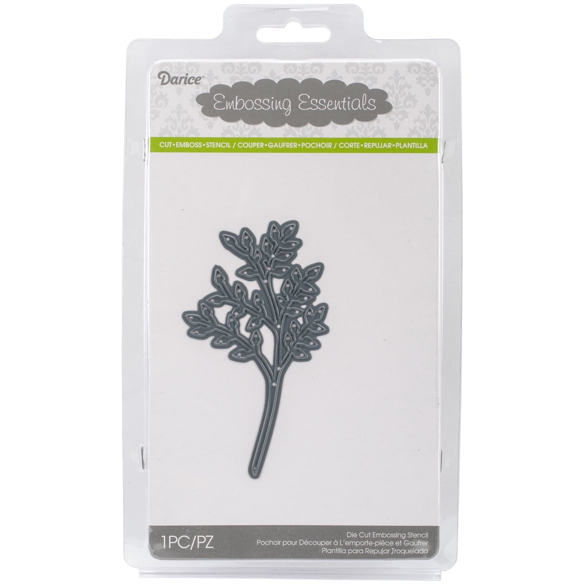 Darice Embossing Essentials Die-Foliage Branch - Walmart.com