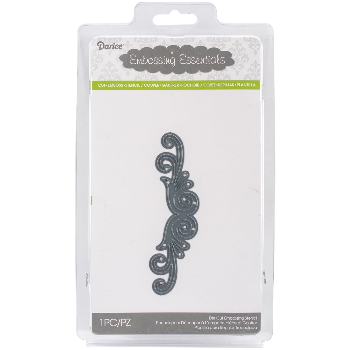 Darice Embossing Essentials Die-Symmetrical Swirl - Walmart.com