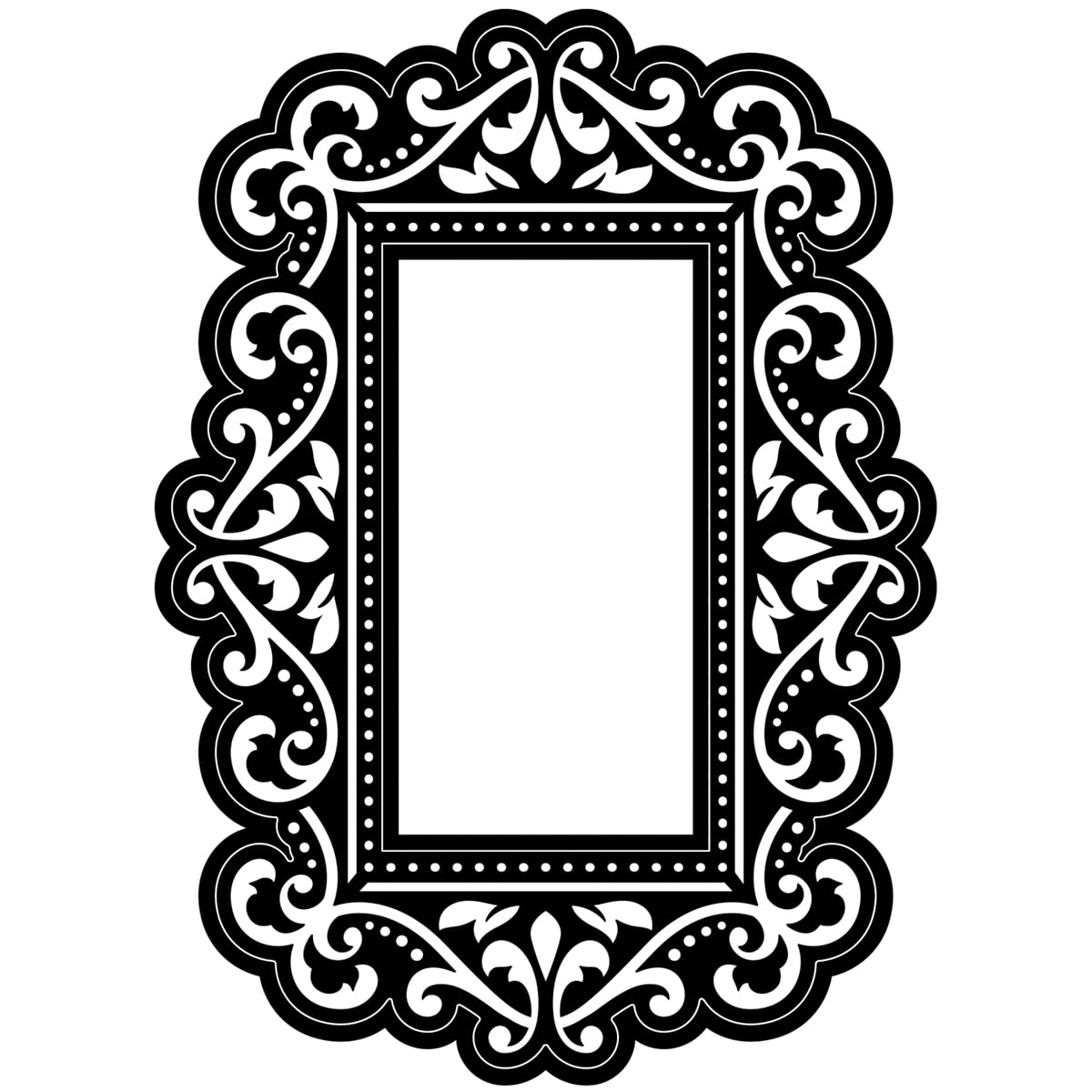 Darice Embossing Essentials Dies-Scroll Frame - Walmart.com