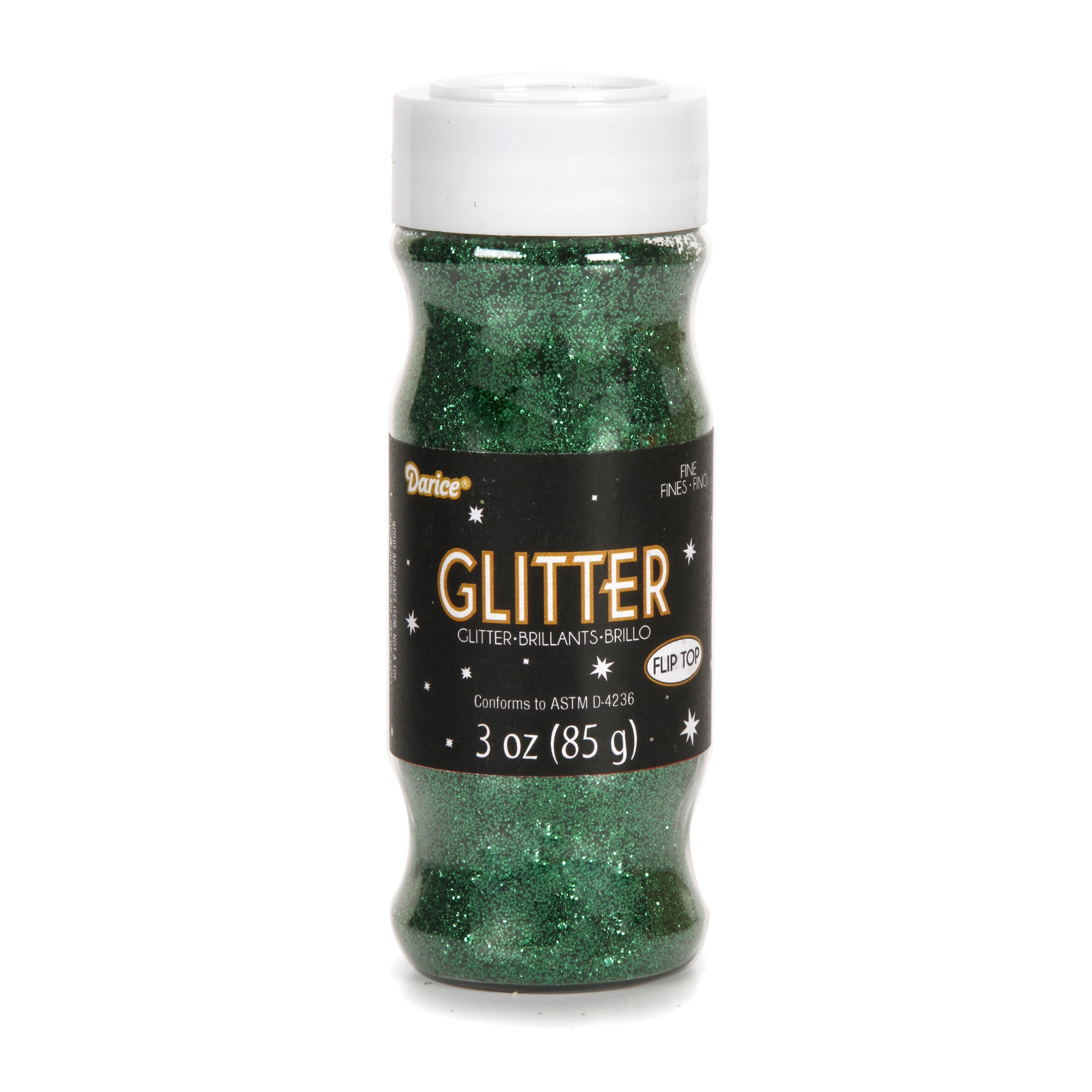 Darice Fine Craft Glitter: Green, 3 ounces - Walmart.com