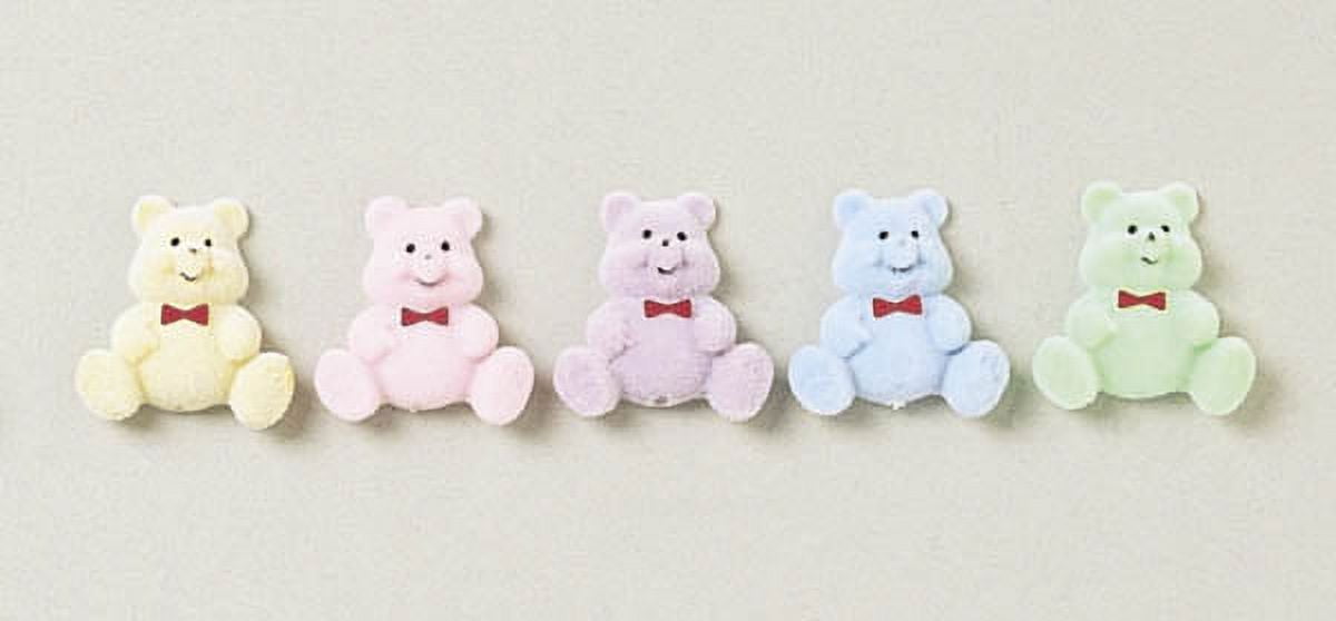 Darice Flocked Bear Pastel Colors 1.5 inches - Walmart.com