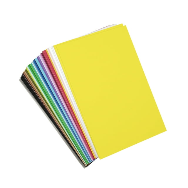 Darice Foamies Sheets, Assorted Colors, 6 x 9 Inches, 40 Sheets ...