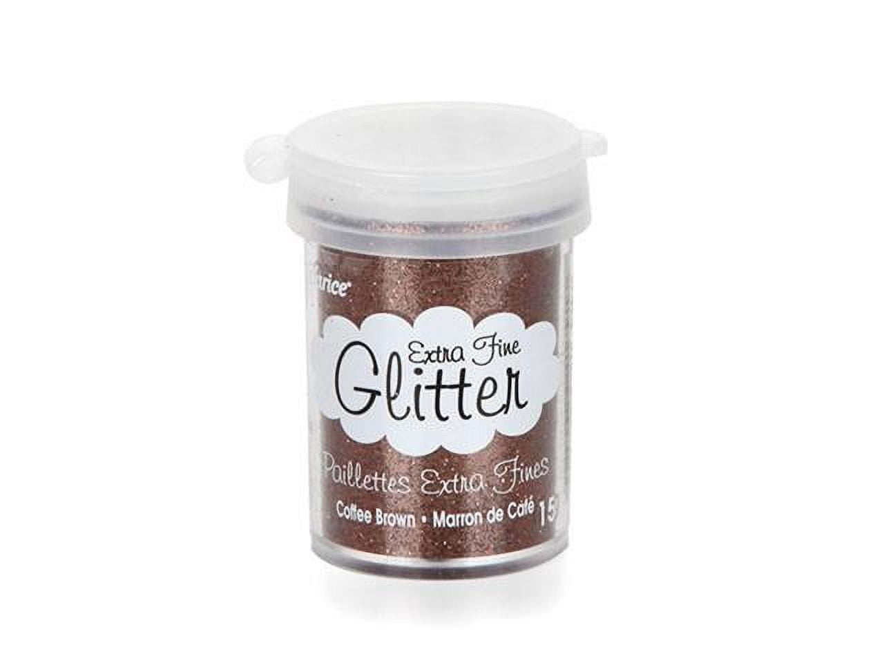 Darice Glitter Extra Fine 15g Coffee Brown - Walmart.com