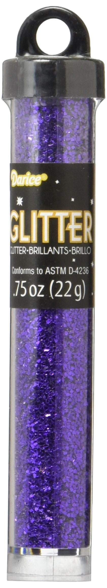 Darice Glitter Tubes - Purple, 0.75 oz - Walmart.com