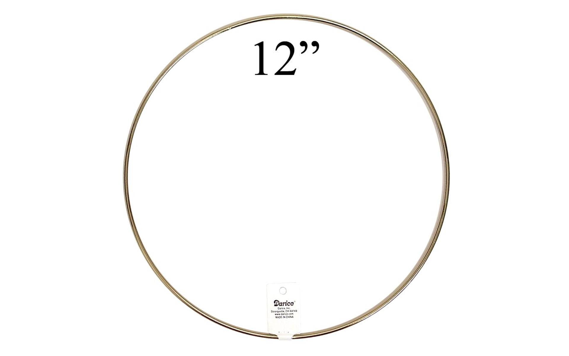 Darice Gold-Tone Welded Macram Ring - 12'' - Walmart.com