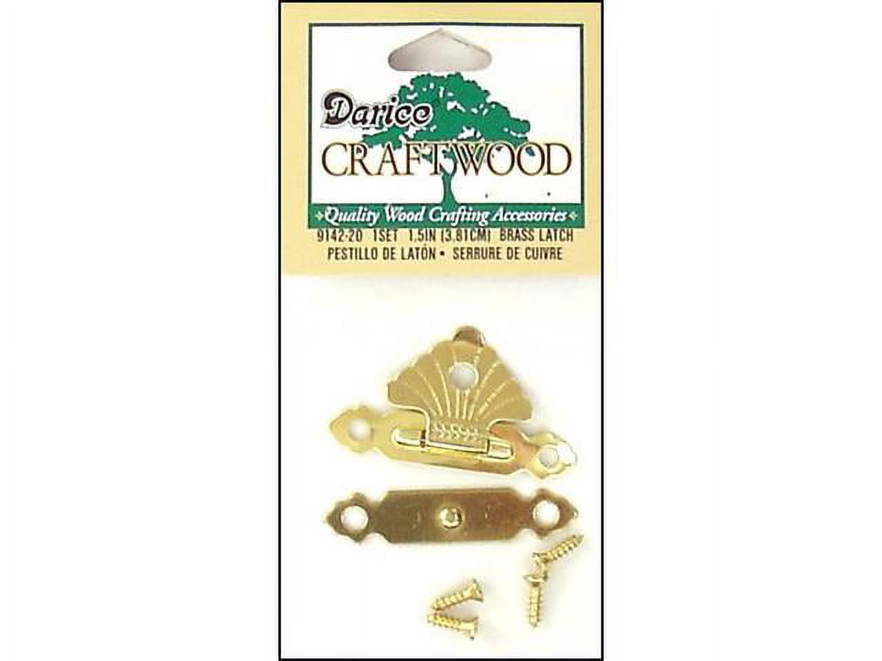 Darice Hardware Clasp Button 1.5" Brass 1 Set - Walmart.com