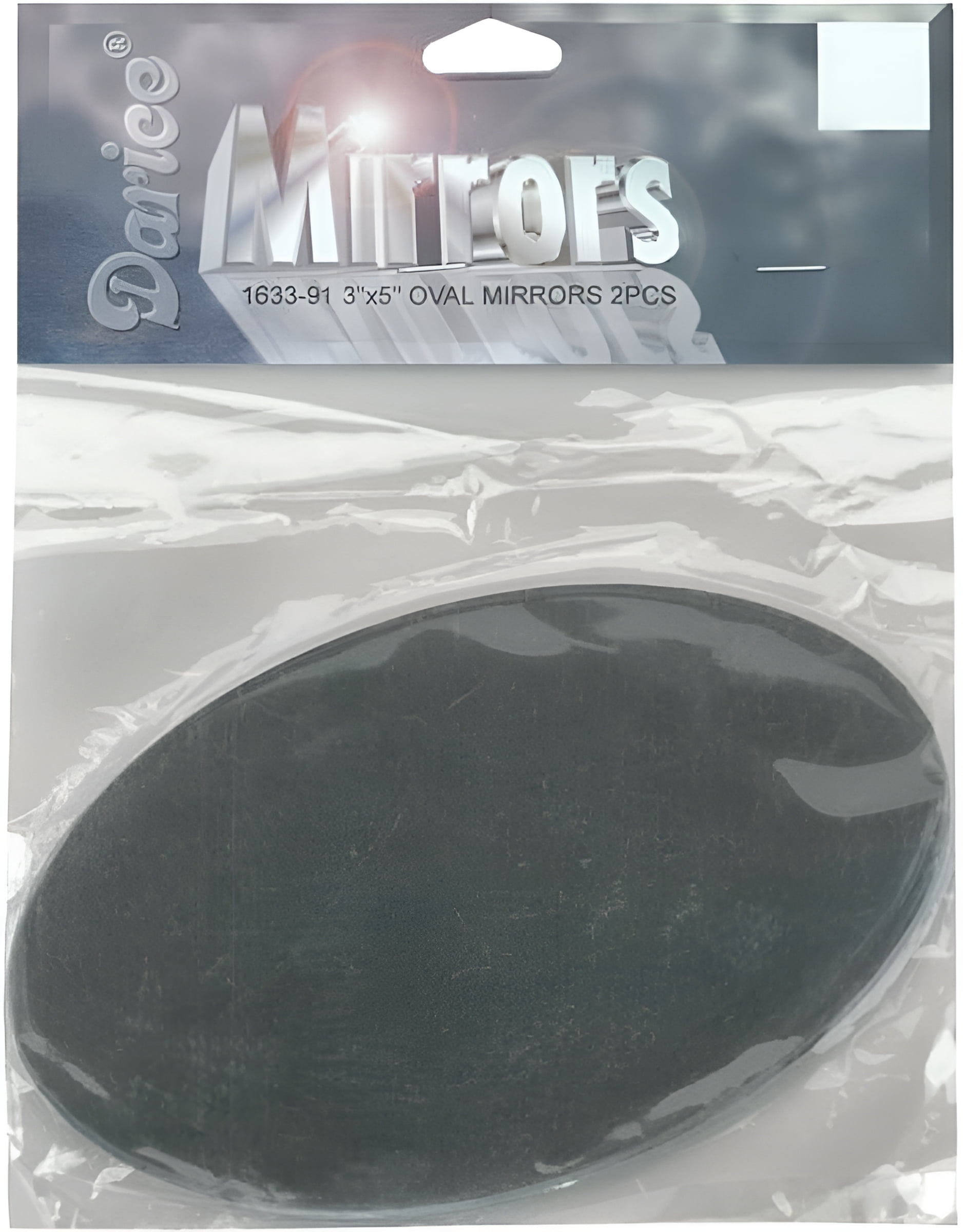 Darice Oval Glass Mirrors 3 X 5 Inches - Walmart.com