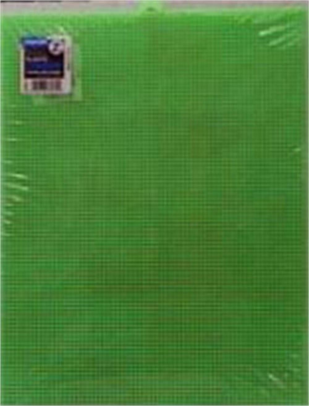 Darice Plastic Canvas 7 Count 10"X13"-Neon Green - Walmart.com