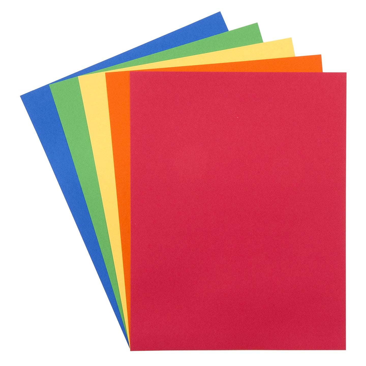 Darice Smooth Rainbow Premium Cardstock, 8.5" x 11", 50 Sheets ...