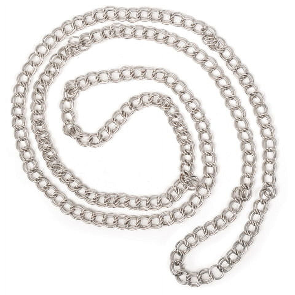 Darice Steampunk Small Loop Chain Silver - Walmart.com