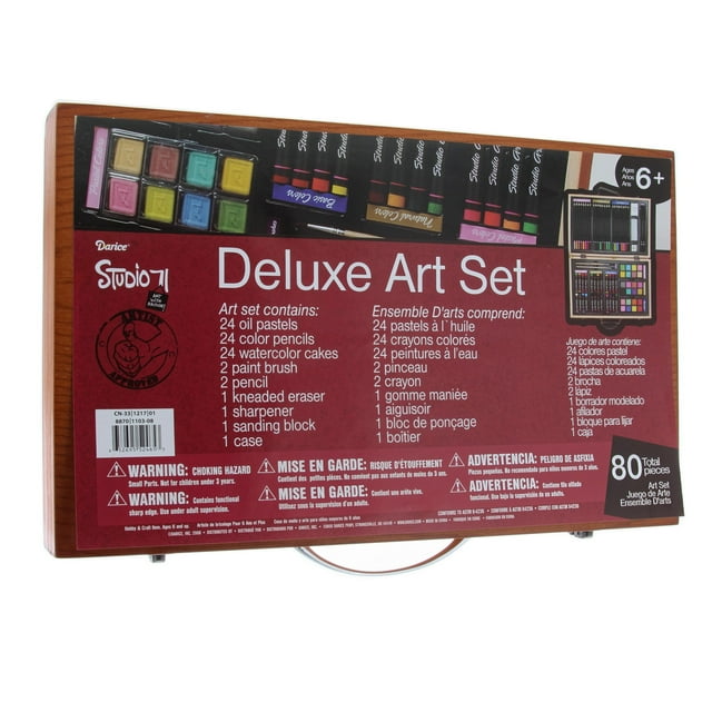 Darice Studio 71 80-Piece Deluxe Art Set - Walmart.com