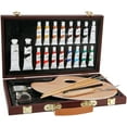 Darice Studio 71 Oil Painting Art Set with Wood Box, 27 Pieces ...