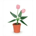 Darice Timeless Minis Pot with Pink Tulips 0.5 x 1.625 Inches - Walmart.com