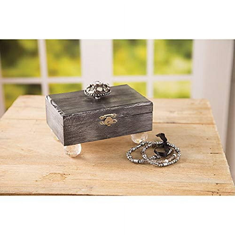 Darice Unfinished Wood Craft Box – Light Unfinished Wood with Clasp ...