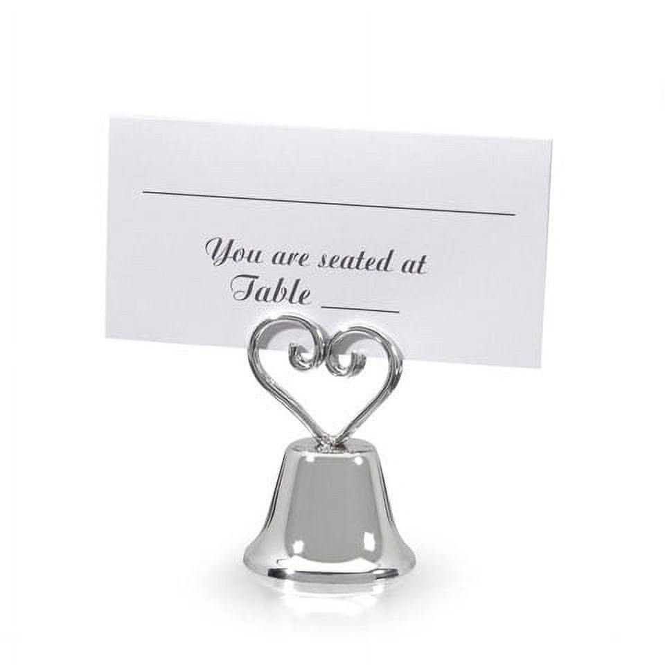 Darice Victoria Lynn Silver Bell Place Card Holders, 12 Pack - Walmart.com