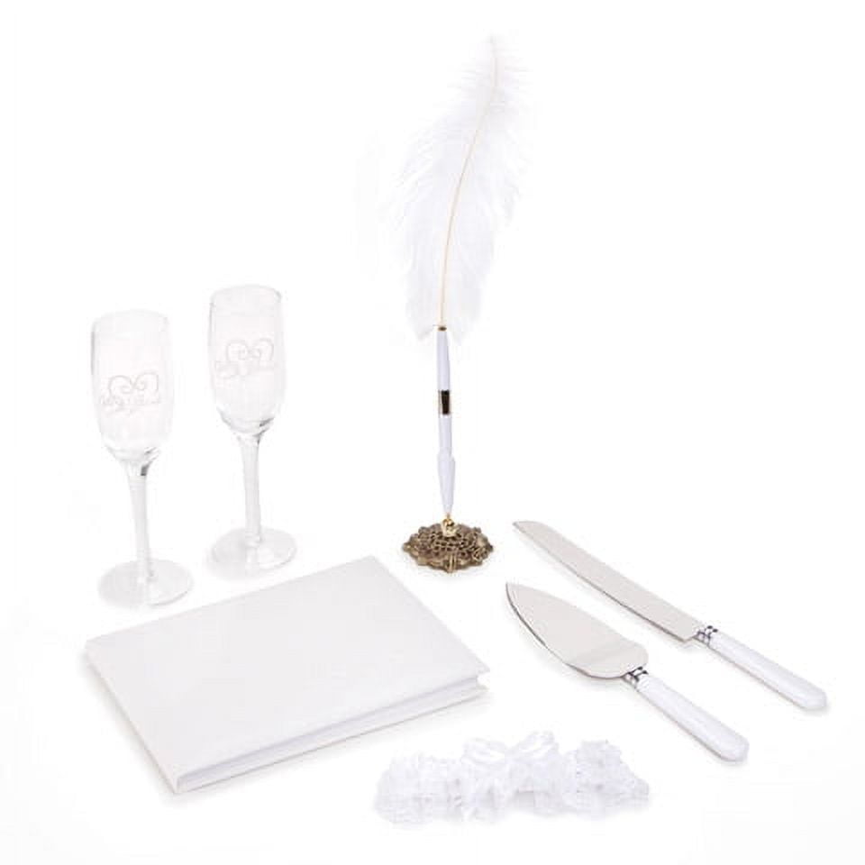 Darice Victoria Lynn White Bridal Gift Set, 8 Pieces - Walmart.com