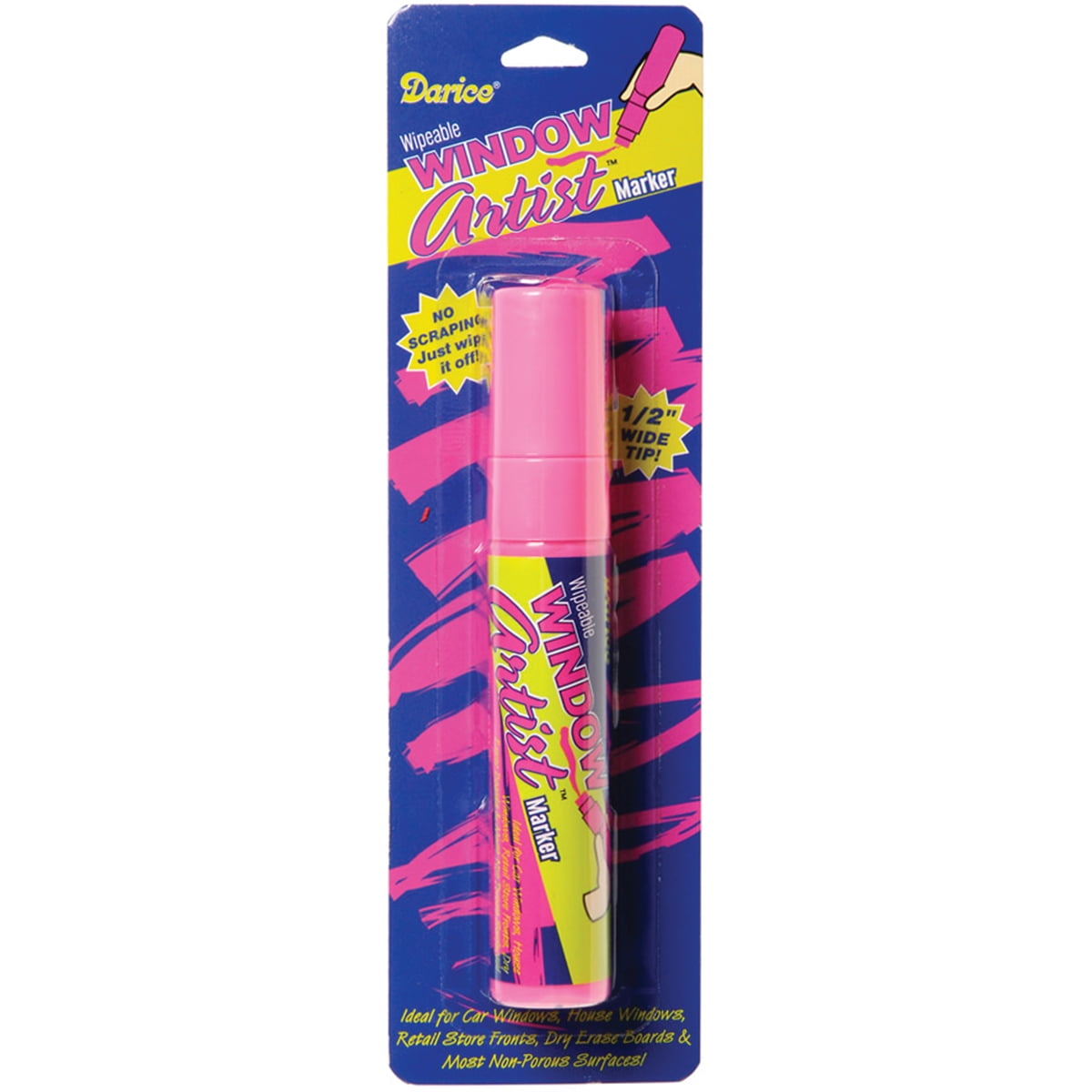 Darice Window Artist Marker: Pink - Walmart.com