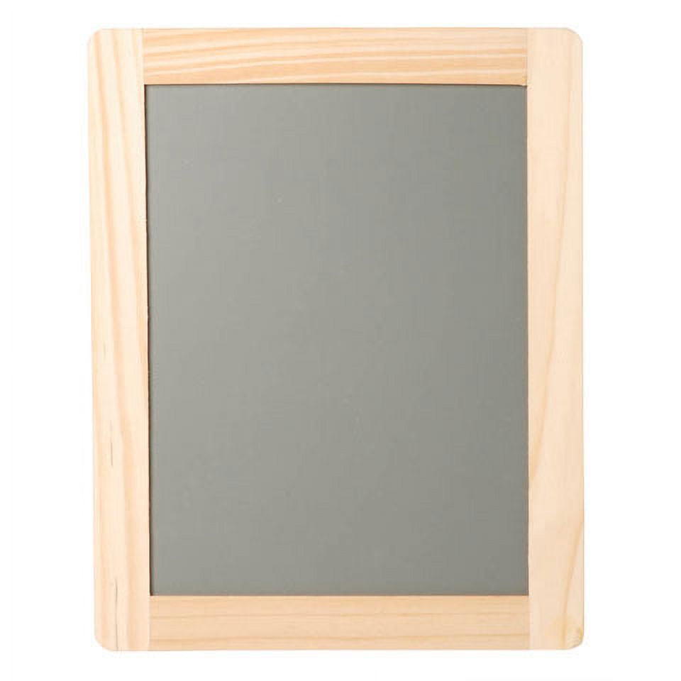 Darice Wood Framed Synthetic Chalkboard 6 by 8 - Walmart.com