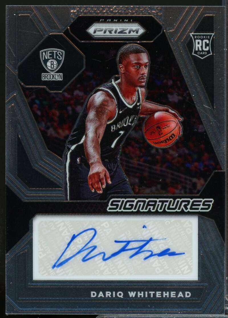 Dariq Whitehead Card 2023-24 Panini Prizm Rookie Signatures Autograph ...