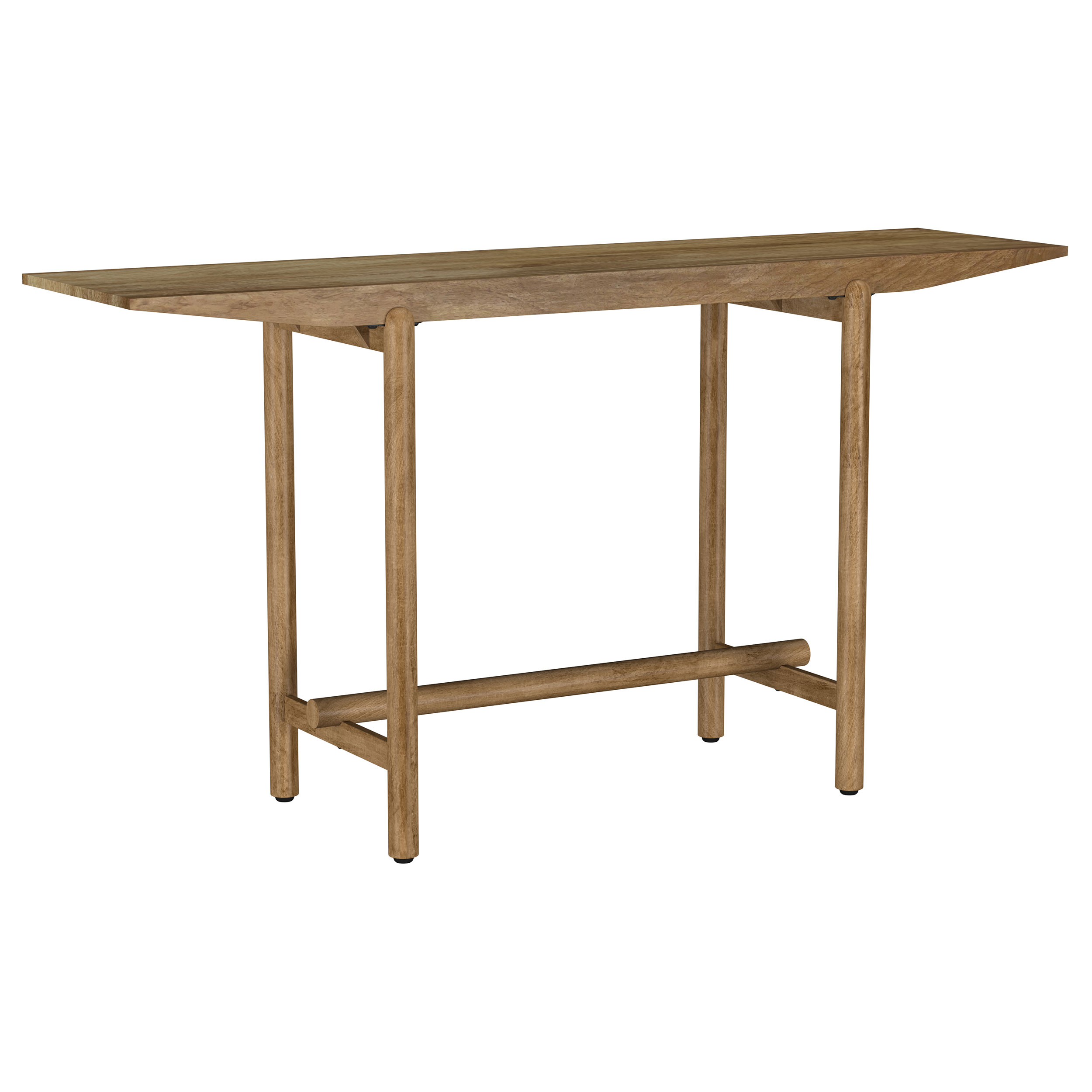 Darius Solid Wood Entryway Console Table Natural Mango - Walmart.com