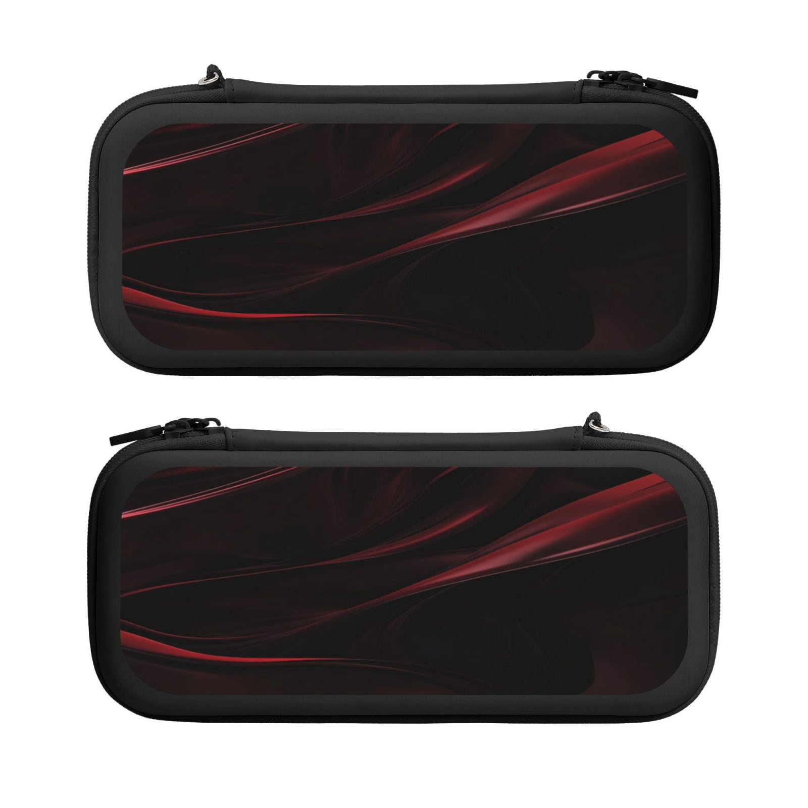 Dark Abstract Glowing Abstract Waves, Carrying Case For Nintendo Switch ...