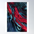 Dark Abstract Red And Blue Colorful Waves Design Water Colors Art ...