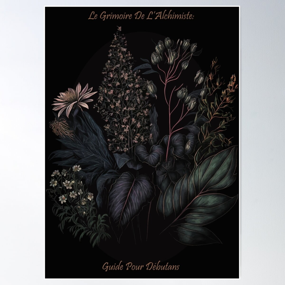 Dark Academia Alchemist Guidebook Poster Wall Art, Modern Wall Decor ...