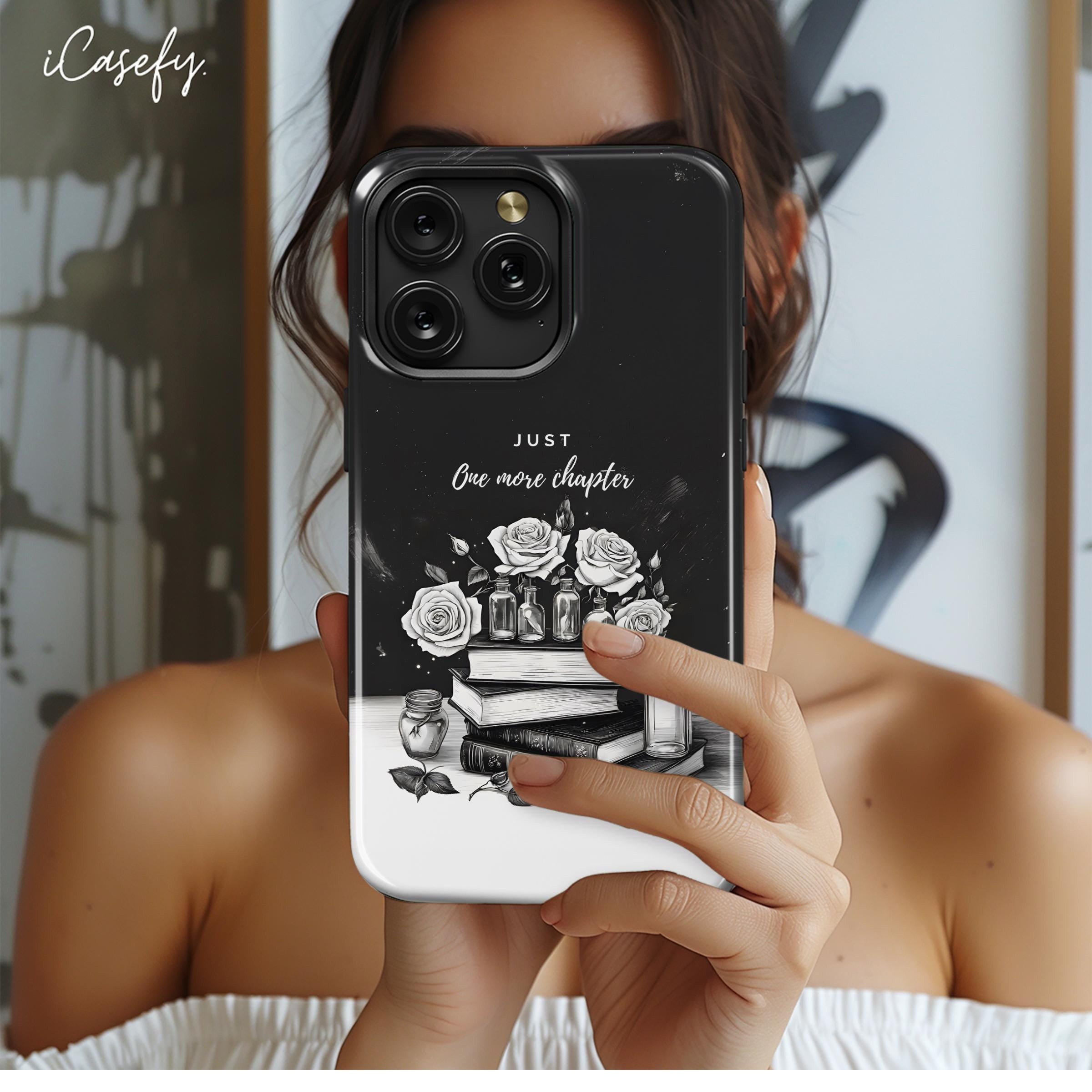 Dark Academia Chapter Lover Case With Bookish Aesthetic for iPhone 17 ...