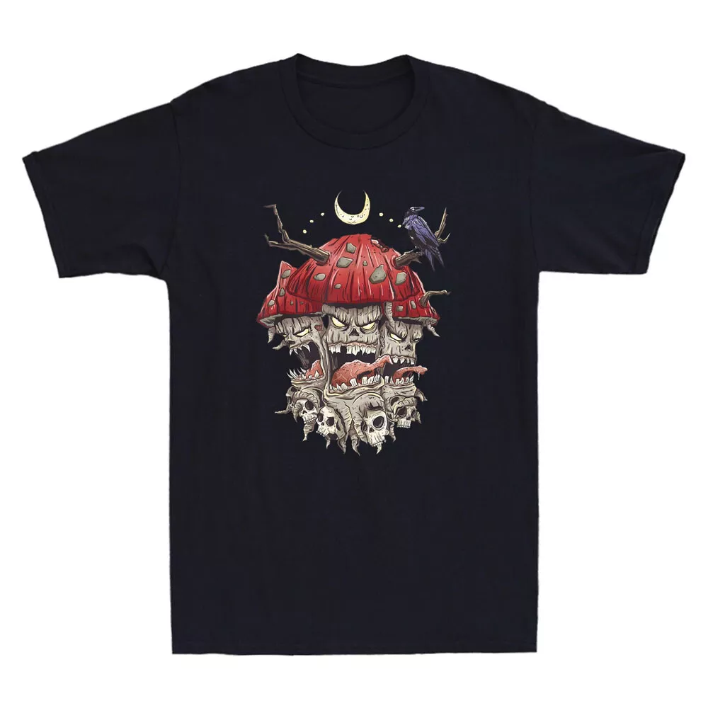 Dark Academia Cottagecore Aesthetic Evil Zombie Mushrooms Vintage Men's ...
