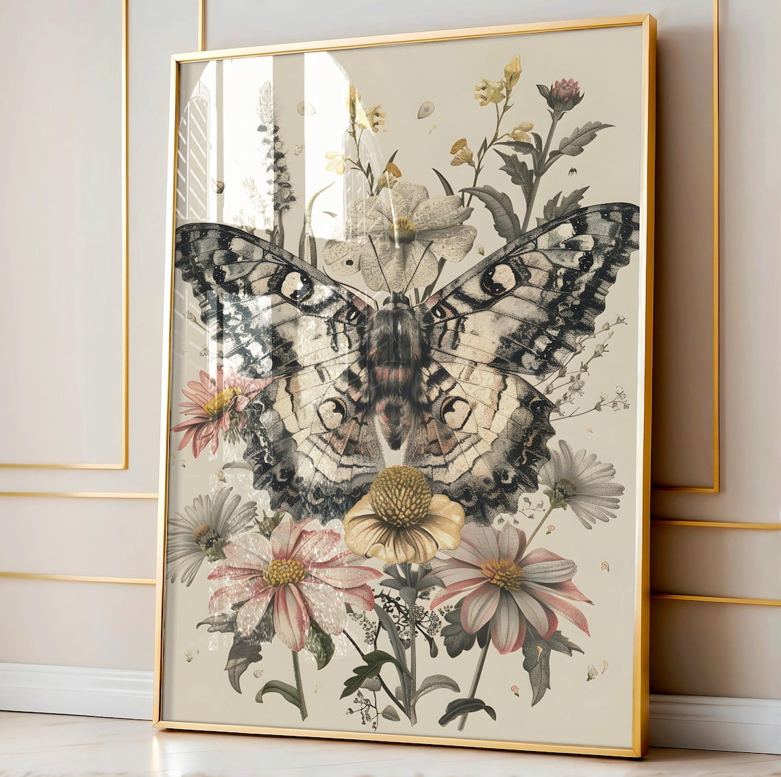 Dark Academia Decor Moth Room Weirdcore Moody Dark Cottagecore Vintage ...
