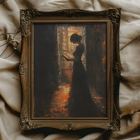 Dark Academia Wall Art Vintage Book Gothic Wall Decor Gothic Art Wall ...