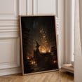 Dark Academia Witch Magical Library Wall Art Poster Unframed Paper ...