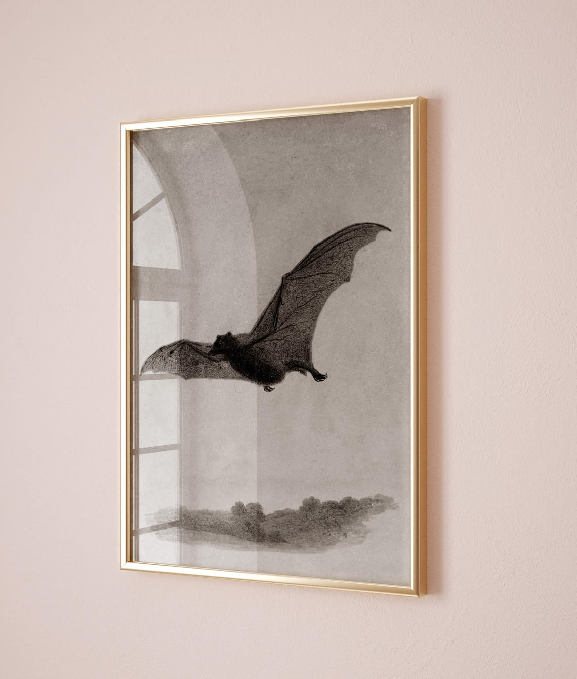 Dark Academia wall art Vampire Bat Goth decor Gothic Poster Cottagecore ...