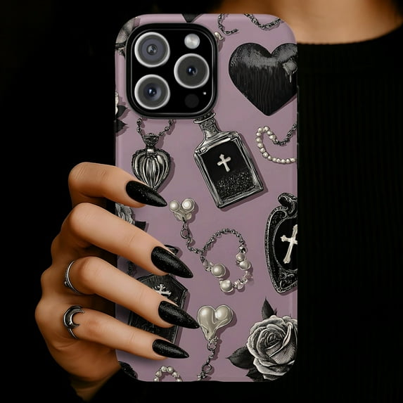Dark Aesthetic Gothic Potion Bottle Phone Case for 17 16 15 14 13 12 11 ...