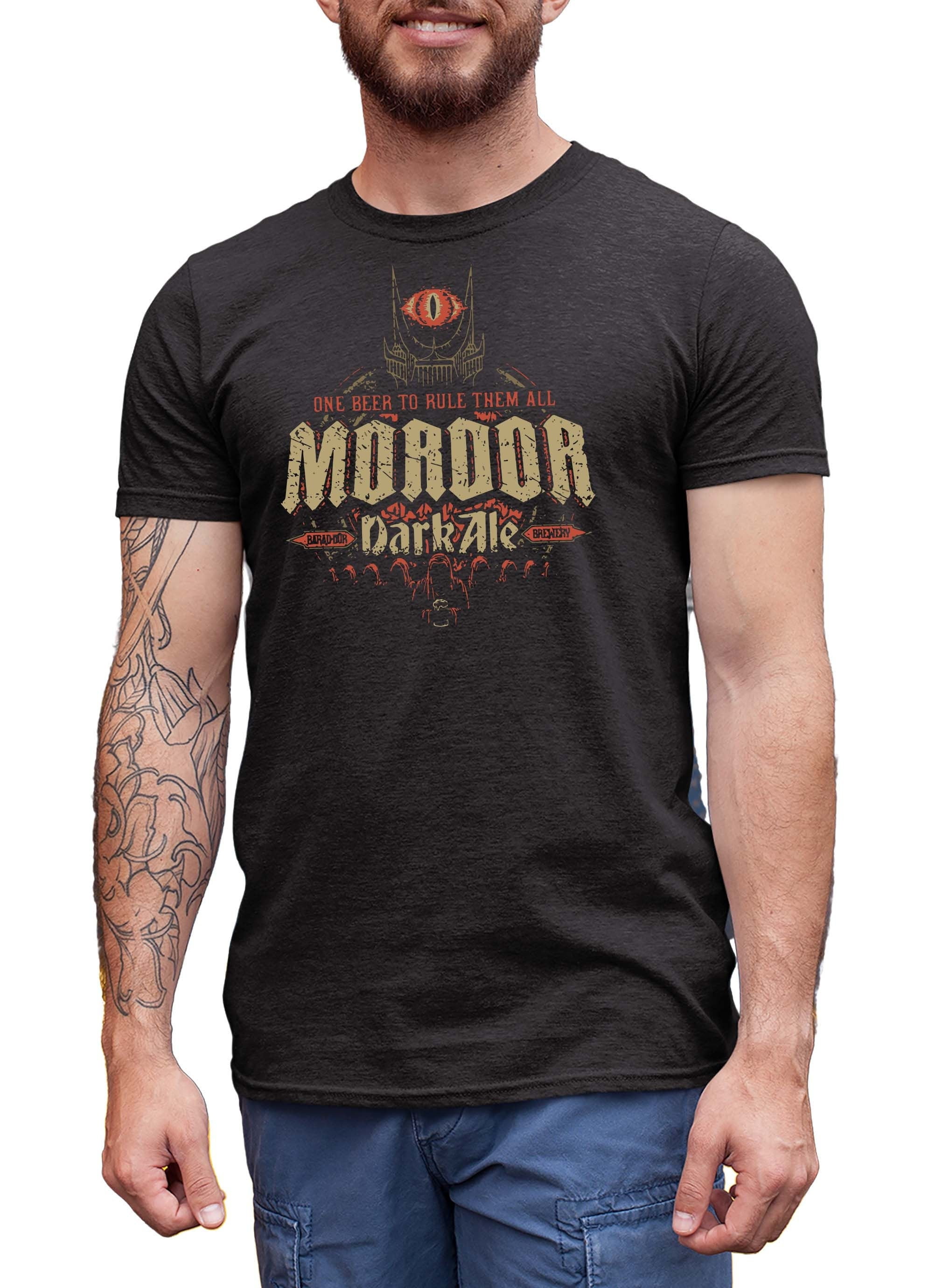 Dark Ale T-Shirt Fantasy Ring Movie TShirt Elves Lord Mythic One Beer ...