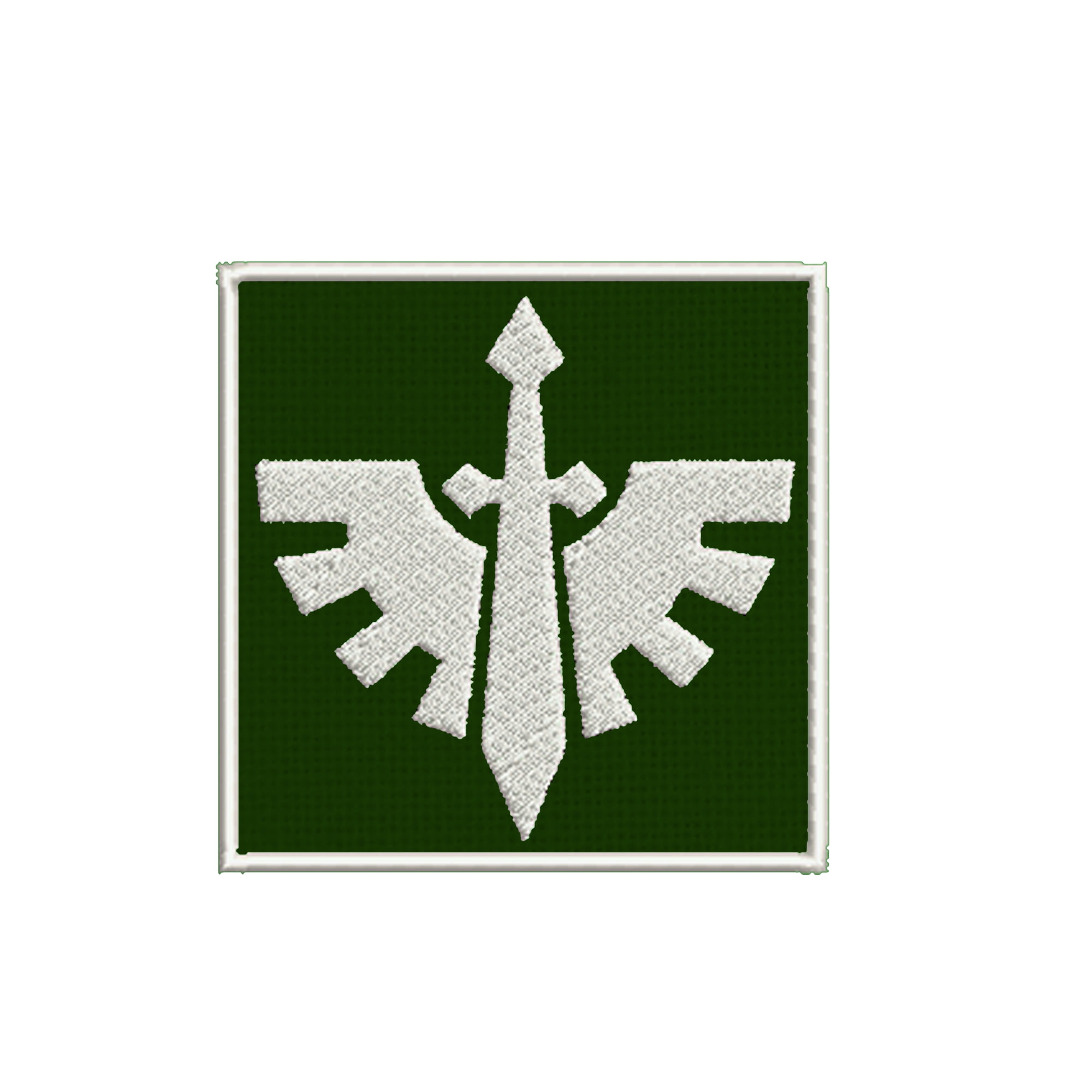 Warhammer 40k Dark Angels Embroidered Iron-On Patch, Cosplay Vest ...