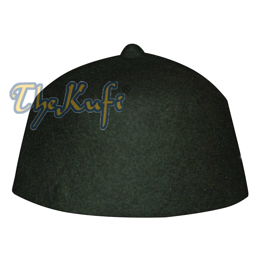 Dark Army Green Felt Wool Fez Hat With Tip (M-22"(56cm), 16.79, Male ...