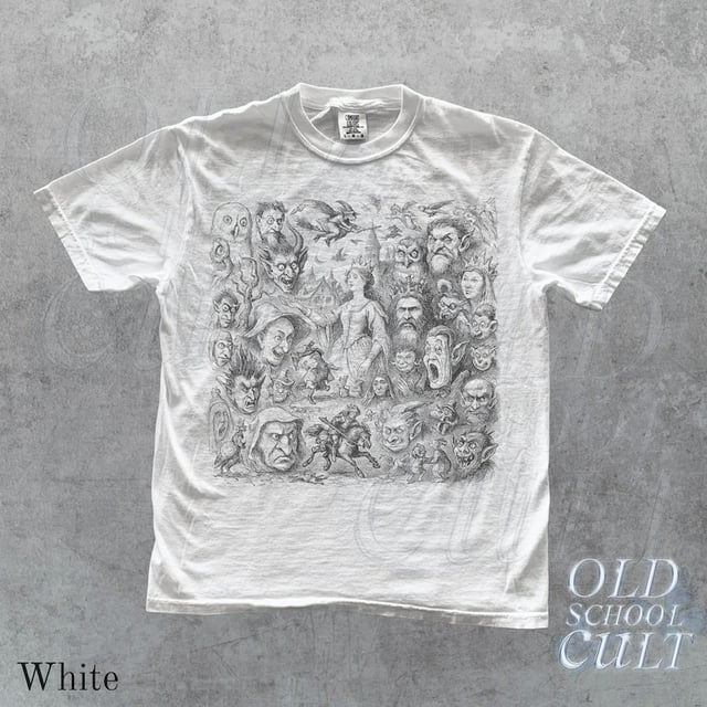 Dark Art Gothic Shirt, Retro Y2k Medieval Shirts, Gothic Shirts, Scary ...