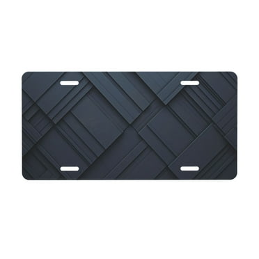 Misty Foggy Fir Forest Mountain License Plate Personalized License ...