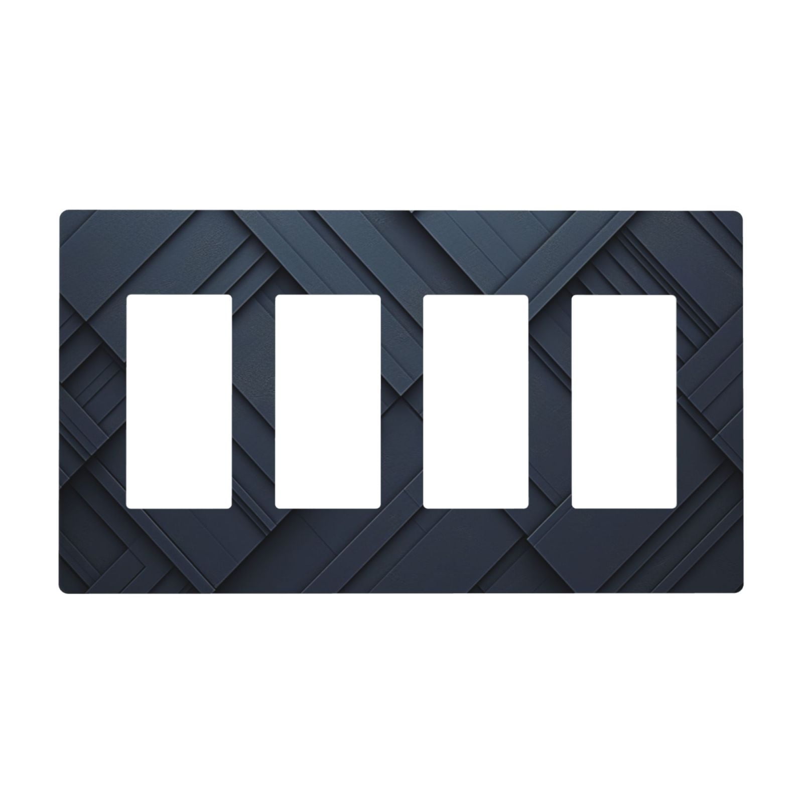 Dark Black Pattern Light Switch Cover Decorative Switch Plates and ...