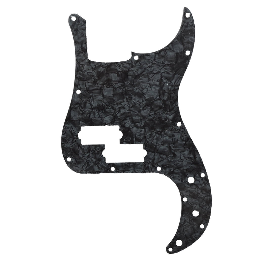 Dark Black Pearloid Pickguard for Precision Bass - Walmart.com