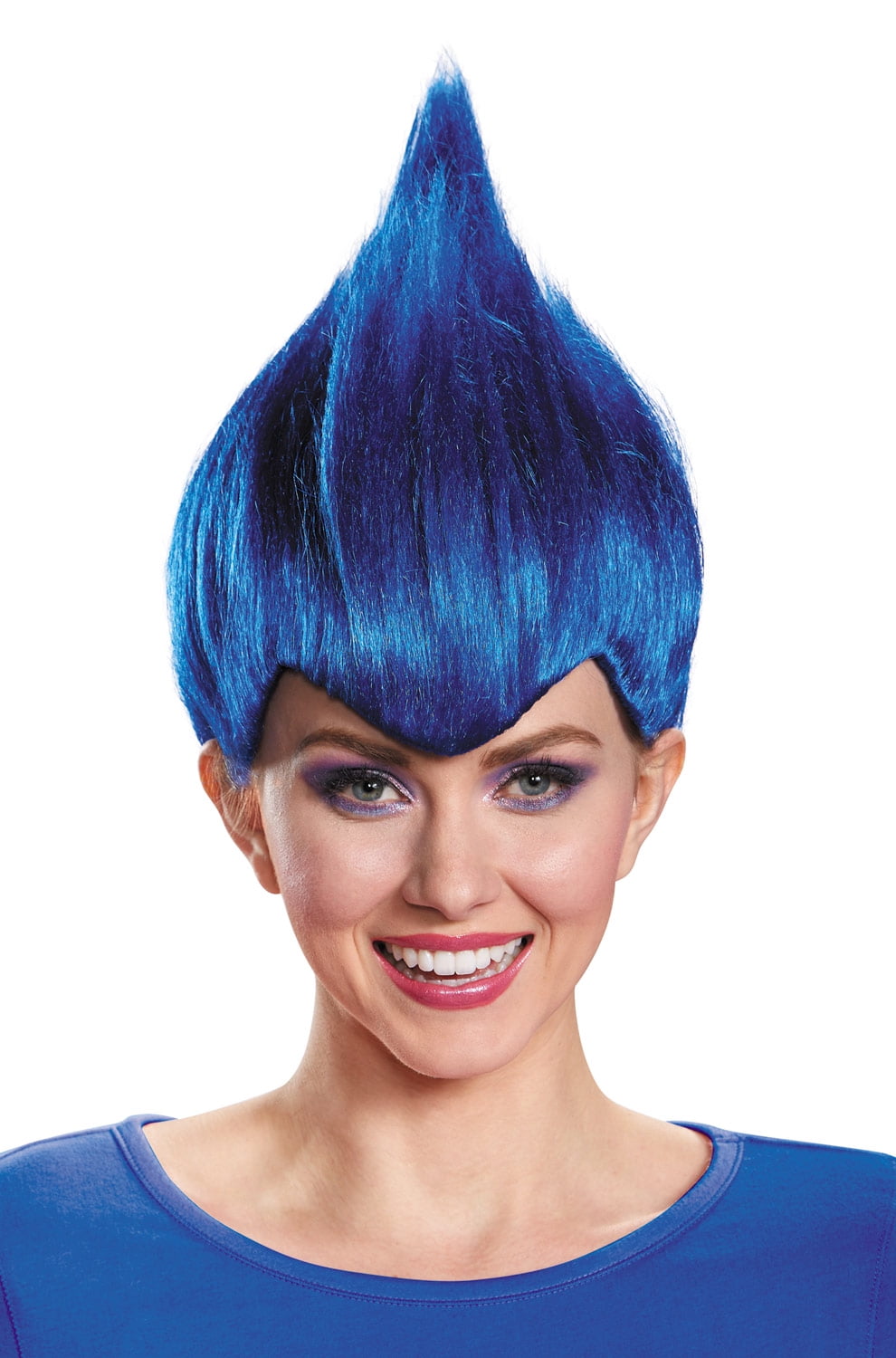 Dark Blue Adult Wacky Wig Halloween Costume Accessory - Walmart.com
