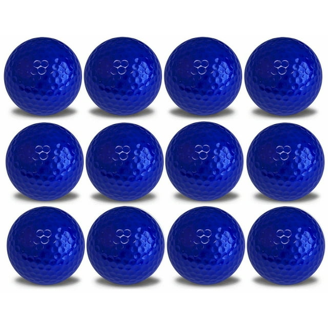 Dark Blue Golf Balls 12 Pack by GBM Golf - Walmart.com