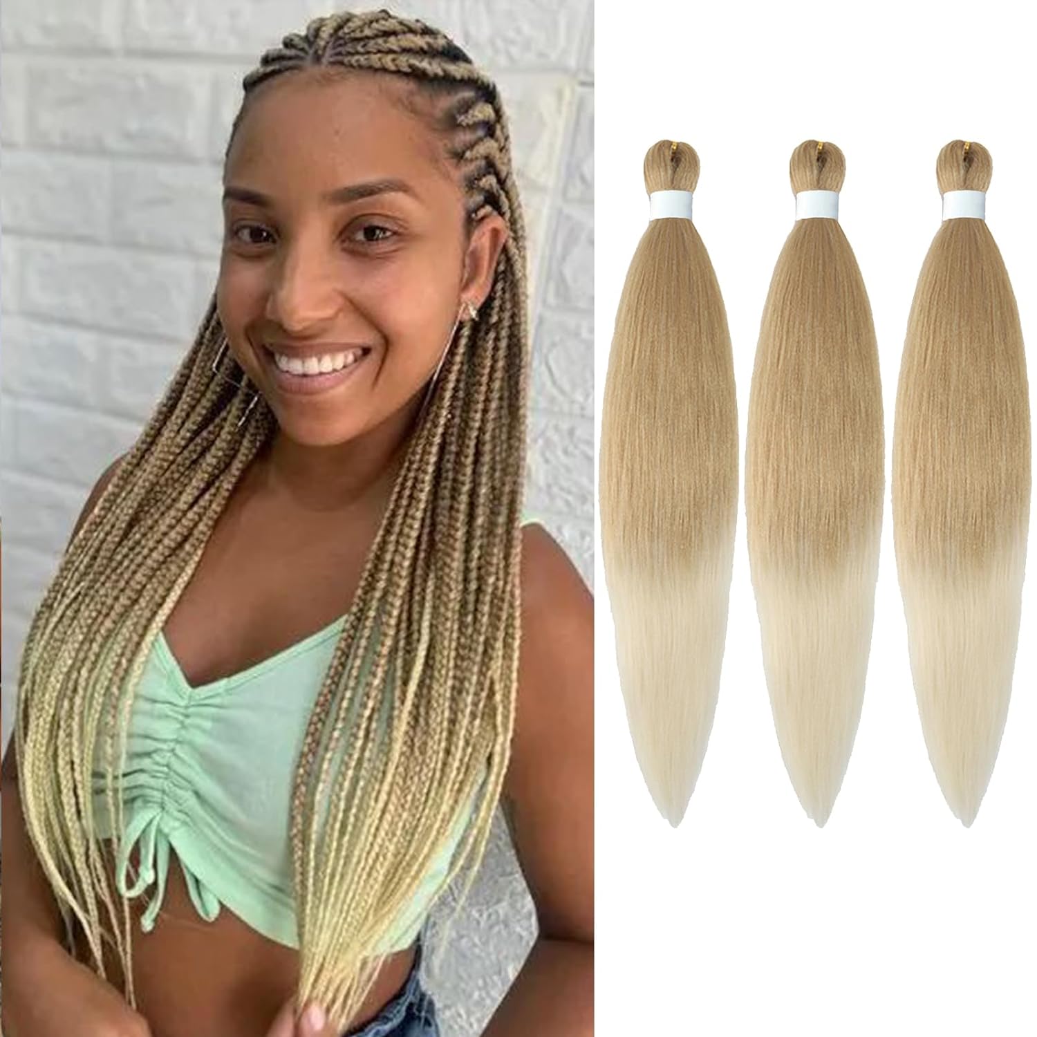 Dark Blue Pre stretched Braiding Hair, 26 Inches Kanekalon Box Braids ...