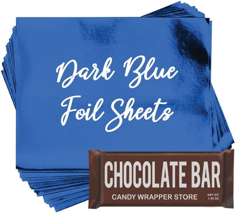 Dark Blue Shiny Bar for over wrapping chocolate bars - 40 - Walmart.com