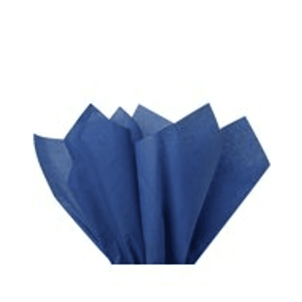 Feronia Packaging Dark Blue Tissue Paper Squares, 24 Sheets, Large ...