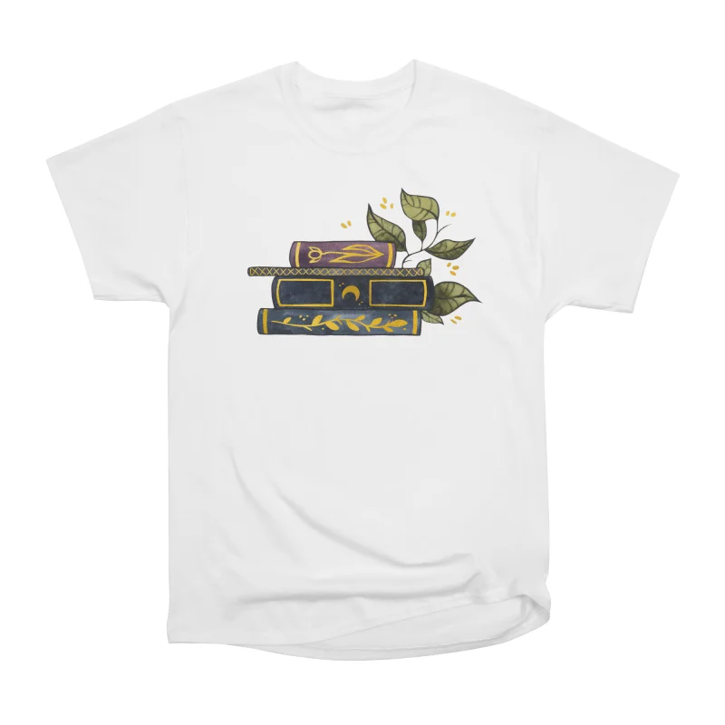 Dark Book Stack T-Shirt Tee Gift For Him Merch For Her Apparel For ...